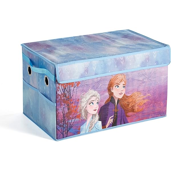 Frozen Elsa And Anna Storage Bench Ottoman And Toy Chest, Officially ...
