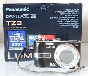 Panasonic Lumix DMC-TZ3 Digital Camera - Black: Amazon.co.uk: Camera & Photo