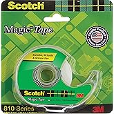 Scotch 3M Magic Tape Roll | 1.9cm x 32.9 meter | Invisible, writable ...