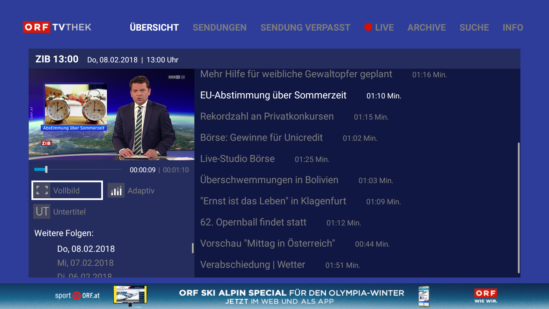 ORF-TVthek: Video on demand: Amazon.de: Apps für Android