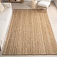 nuLOOM Rigo Hand Woven Farmhouse Jute Area Rug, 122 cm x 183 cm ...