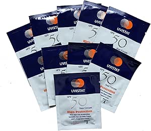 Pocket Size Sunscreen Sachets - SPF 50 Pack of 10: Amazon.co.uk: Sports ...