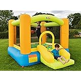 BeBoP 12ft Classic Inflatable Bouncy Castle and Slide : Amazon.co.uk ...