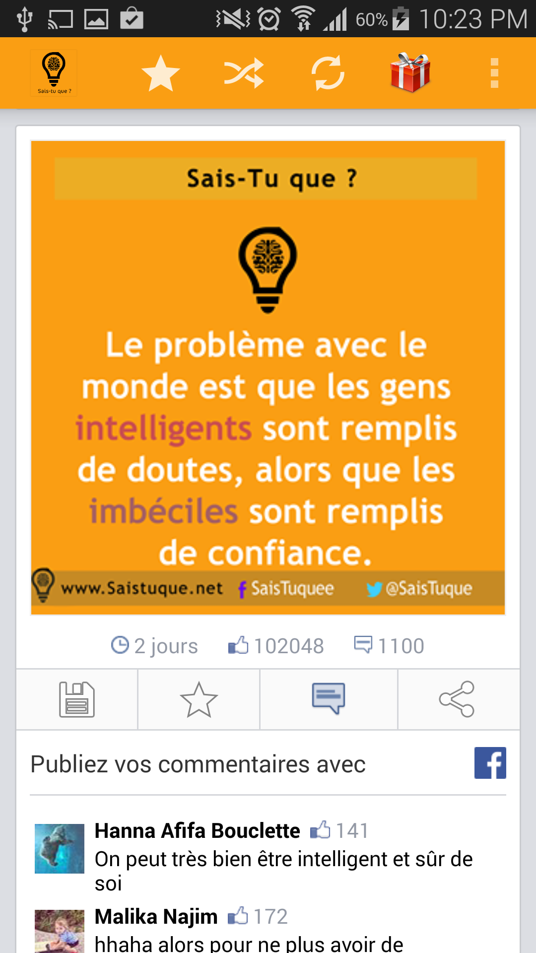 Sais-tu que?: Amazon.fr: Appstore pour Android