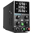 Jesverty DC Power Supply Variable, 0-120V 0-3A Adjustable Switching DC ...