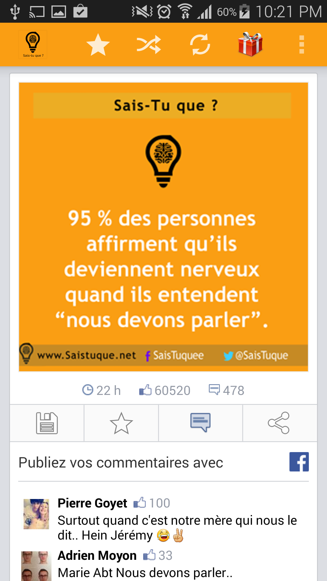 Sais-tu que?: Amazon.fr: Appstore pour Android