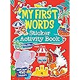 My First Words Sticker Activity Book: Learn & Match Everyday Words| Fun ...