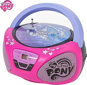My Little Pony Boombox CD Player - Radio Portable: Amazon.co.uk ...