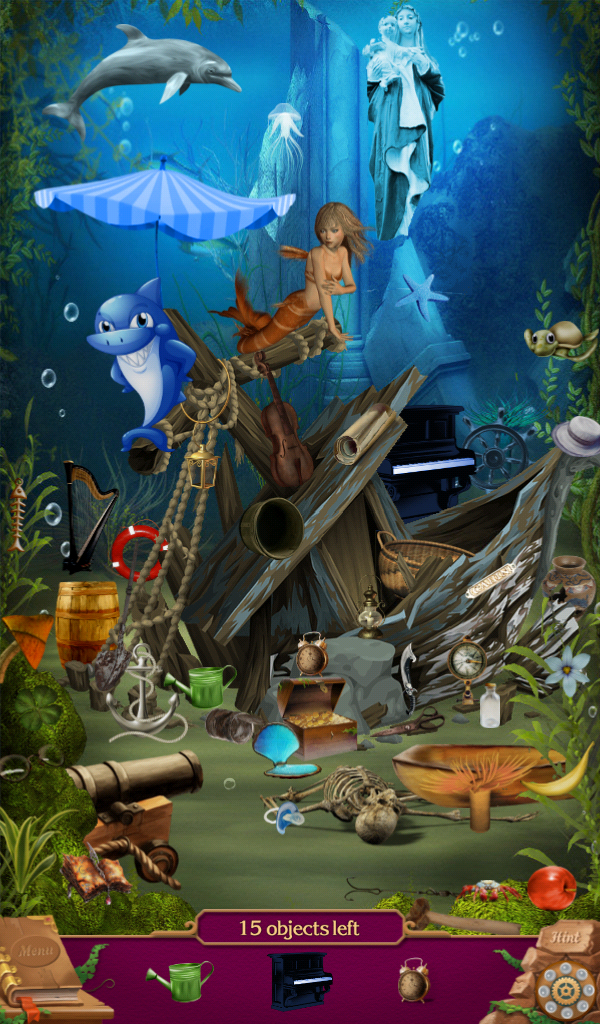 Hidden Objects Ocean Secrets & 3 puzzle games: Amazon.co.uk: Appstore ...