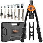 Proster Rivet Nut Gun 14" Rivet Nut Tool with 150Pcs M3 M4 M5 M6 M8 M10 ...