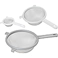Tala Kitchen Sieve Set, Plastic Handle Straining Sieves Measuring 8cm ...