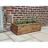 Charles Taylor Extra Large Jumbo Raised Wooden Garden Veg Trough ...