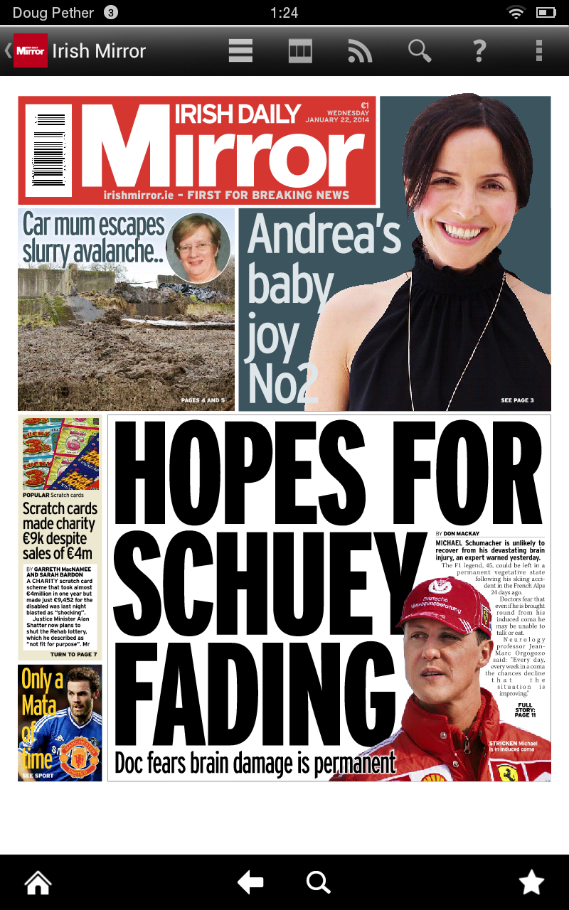 IRISH MIRROR NEWSPAPER (IE): Amazon.co.uk: Appstore for Android