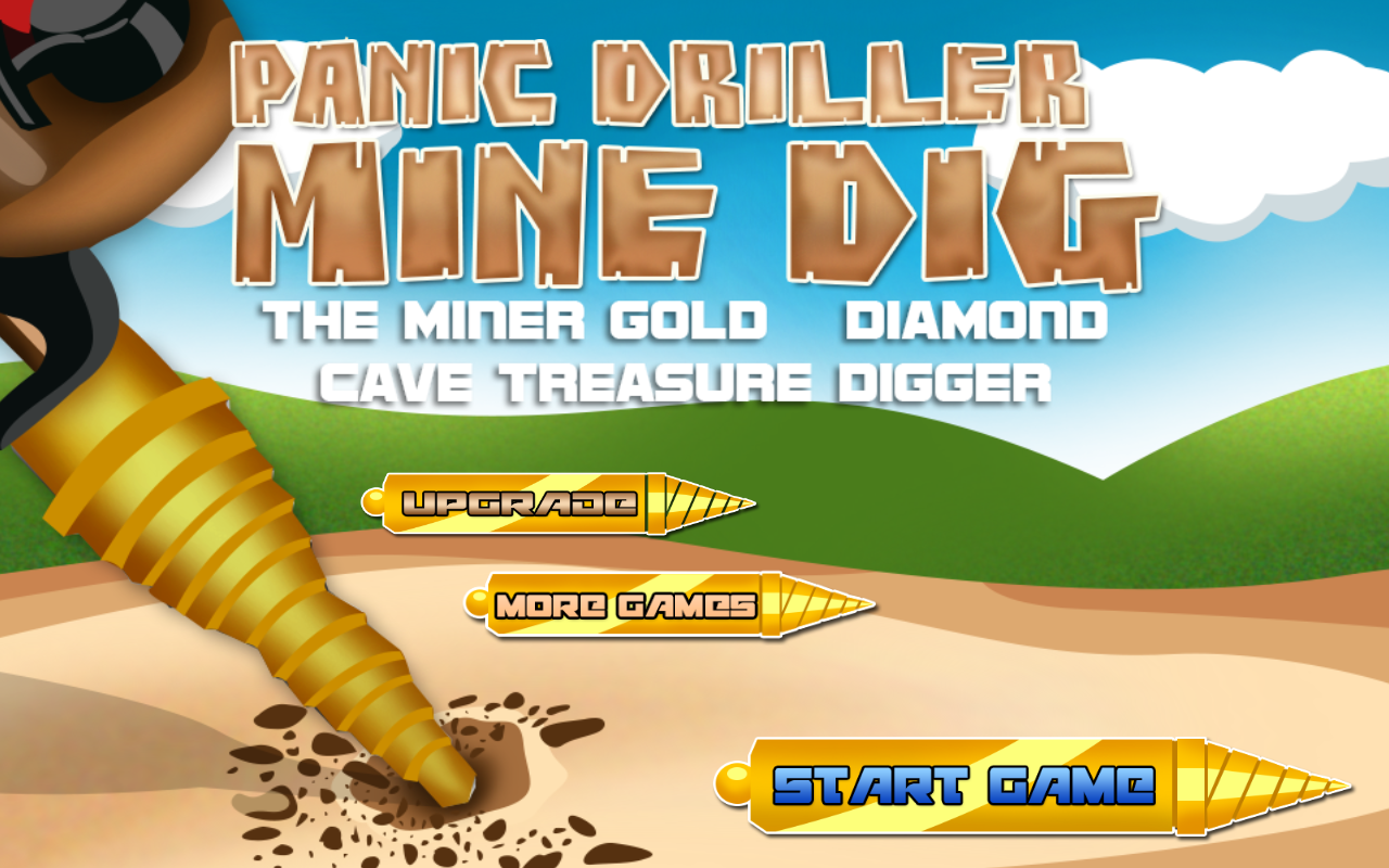 Panic Driller Mine Dig : The Miner Gold & Diamond Cave Treasure Digger ...