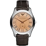 Emporio Armani Herren-Armbanduhr XL Chronograph Quarz Leder AR1634 ...