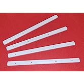 4 Pairs of White Plastic Drawer Runners for 300mm Drawers : Amazon.co ...