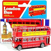 London Souvenir Large Big Red Bus Money Box Made of Metal and Plastic ...