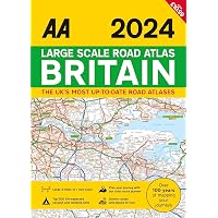 2025 Large Scale Road Atlas Britain (AA Publishing) 3 miles to 1 inch ...