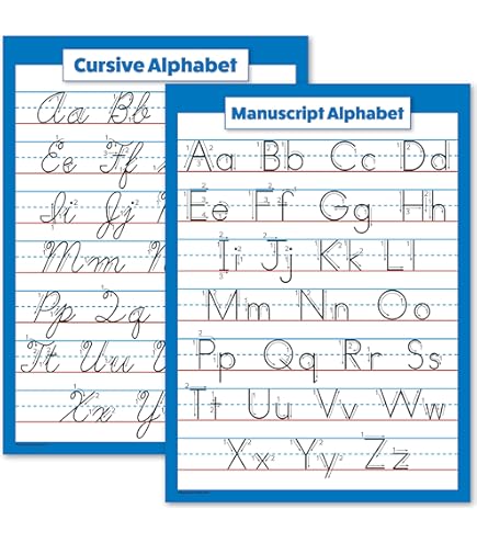 Abc Alphabet Poster Chart Laminated Double Sided 18 X 24 Buy