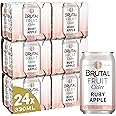 Brutal Fruit Cider, Ruby Apple, 24x330ml cans : Amazon.co.uk: Grocery
