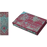 Gaiam Yoga Mat Folding Travel Fitness & Exercise Mat | Foldable Yoga ...