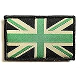 GB UNION JACK PATCH Separate hook and loop fasten backed UBAC army ...