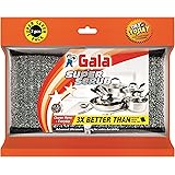 Gala Super Scrub Set – Made of Steel – Black – Pack of 6 : Amazon.in ...
