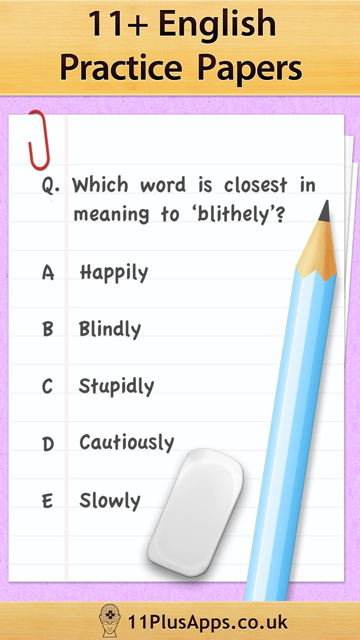 11+ English - Practice Papers : Amazon.co.uk: Apps & Games