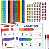 Gamenote Math Cubes Manipulatives with Activity Cards - Number Counting ...