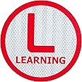 Goelite Reflective L Sticker for Learning Driver, Waterproof Board ...