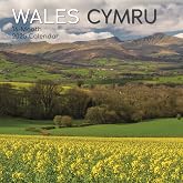2025 Square Wall Calendar, Welsh Valleys, 16-Month Scenic Britain Theme ...