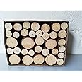 Decorative Round Logs, Display, Natural : Amazon.co.uk: DIY & Tools