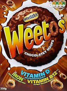 Weetabix Weetos Chocolatey Hoops, 350 g, Pack of 8: Amazon.co.uk: Grocery