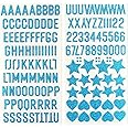 Self Adhesive Glitter Foam Rubber Letters and Numbers | ABC | for ...