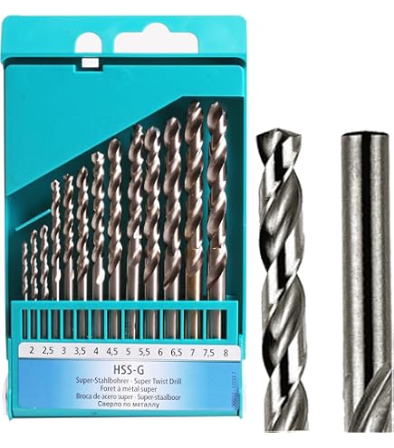 German Drill Bits 1-10mm Professional German HELLER HSS-R Drill Bits ...