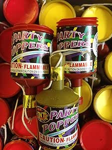 100 Party Poppers: Amazon.co.uk: Kitchen & Home