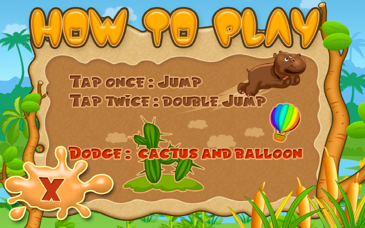 Tiny Hippo Run FREE - Addictive Animal Running Game : Amazon.co.uk ...