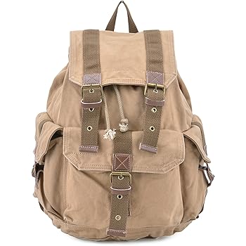 Quadra canvas rucksack backpack Sahara: Amazon.co.uk: Luggage