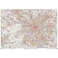 Manchester - M - Postcode Wall Map - Paper : Amazon.co.uk: Stationery ...