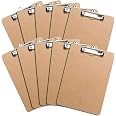 Portapapeles con Pinza (Pack de 10 Unidades), Tableros Rígidos con Clip ...