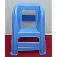Samruddhi Plastic Unbreakable Step Stool (Blue) : Amazon.in: Home & Kitchen