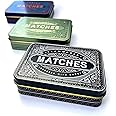 TINIT Matches Tin - Match Storage Box Metal Tin Matchbox Holder Candle ...