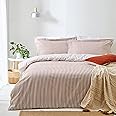 Yard Hebden Mélange Stripe Cotton Duvet Set – Ultra Soft Reversible ...