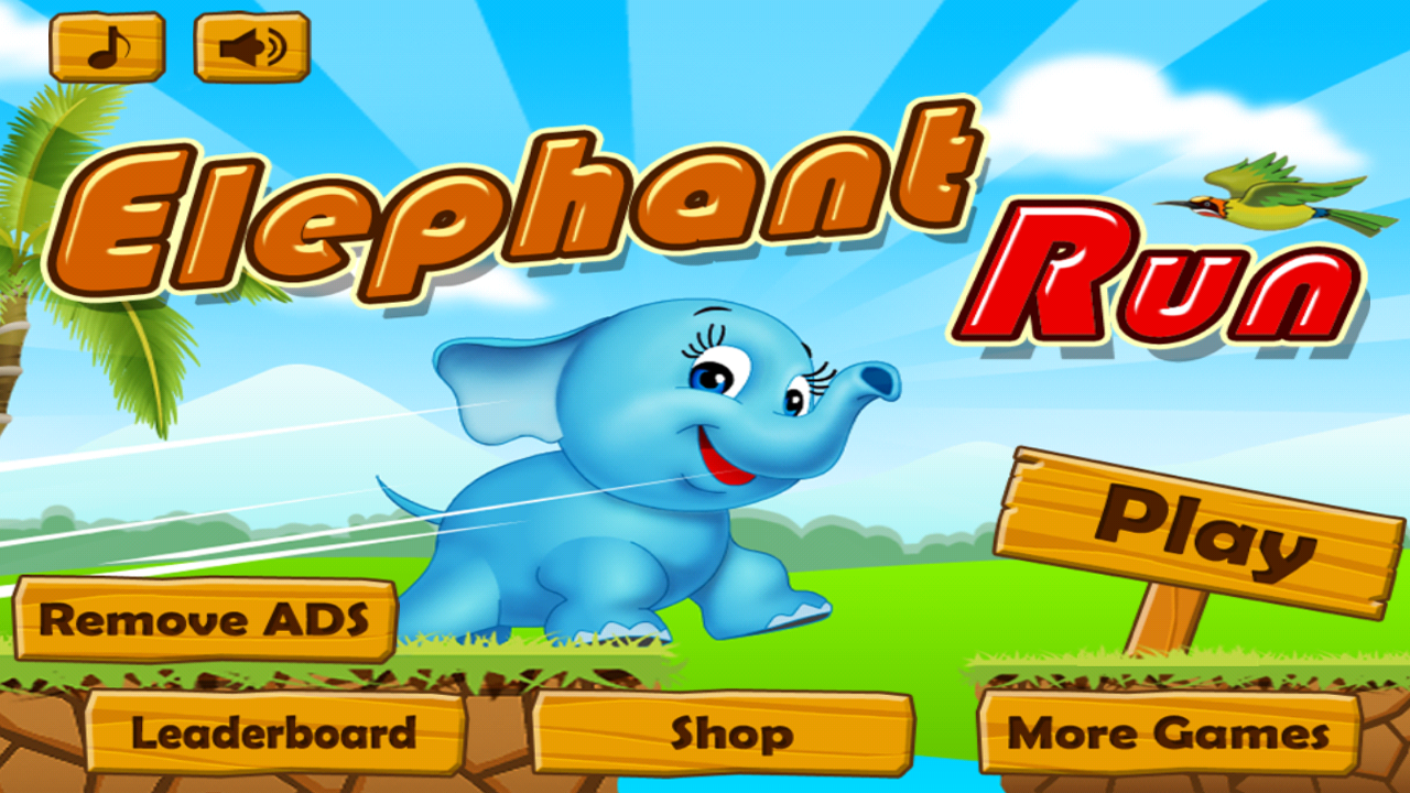 Baby Elephant Run FREE - Addictive Animal Running Game : Amazon.co.uk ...