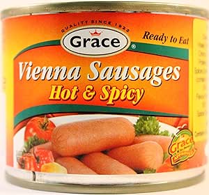 Grace Vienna Sausages Hot & Spicy 200g: Amazon.co.uk: Grocery