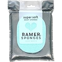 Ramer Shower Sponge - Super Soft Body Sponge Small (Mint) : Amazon.co ...