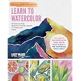 Learn to Watercolor: 20 Step-by-Step Beginner-Friendly Lessons on ...