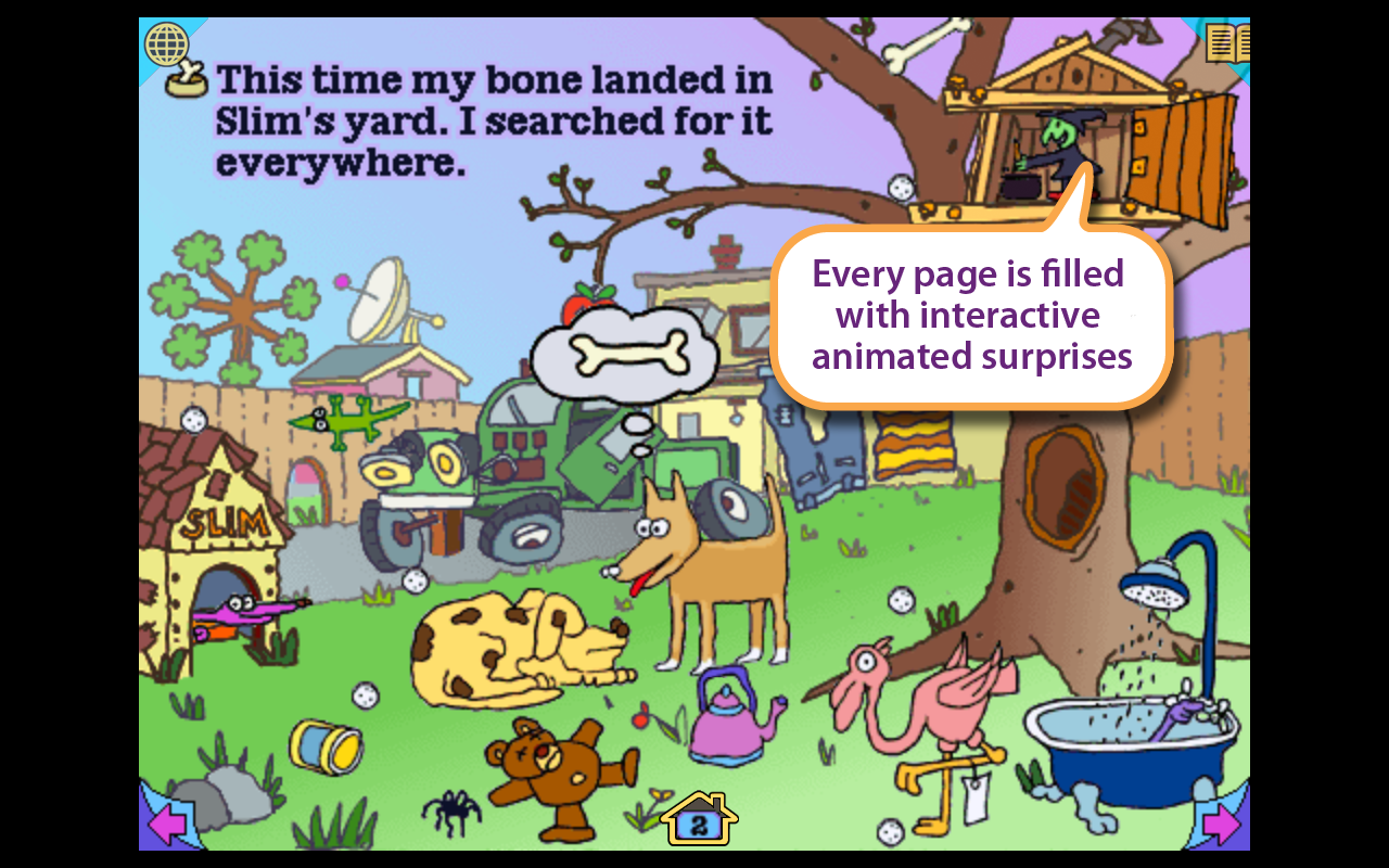 Ruff's Bone - interactive storybook in English and Spanish: Amazon.fr ...