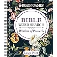 Brain Games - Bible Word Search: Wisdom of Proverbs Large Print ...