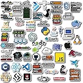 CodersParadise - Pack of 51 Laptop Vinyl Self-Adhesive Sticker for ...